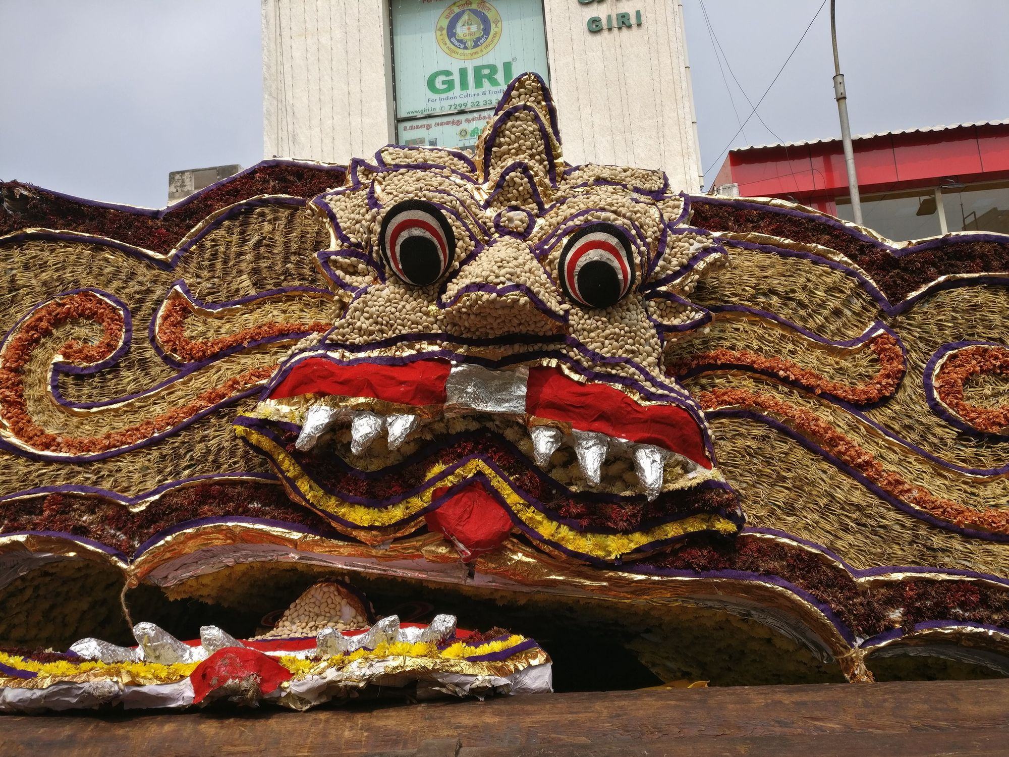 Kolam and offerings with a difference